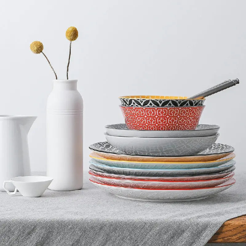Brighten Up your Meal with Our Colorful Dinner Set - Dowan – Dowan®